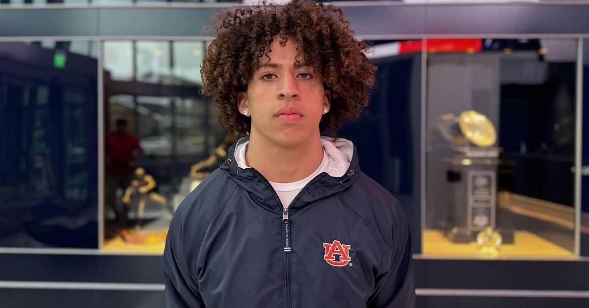 Elite Georgia LB commit Jadon Perlotte visits Auburn again, this time ...