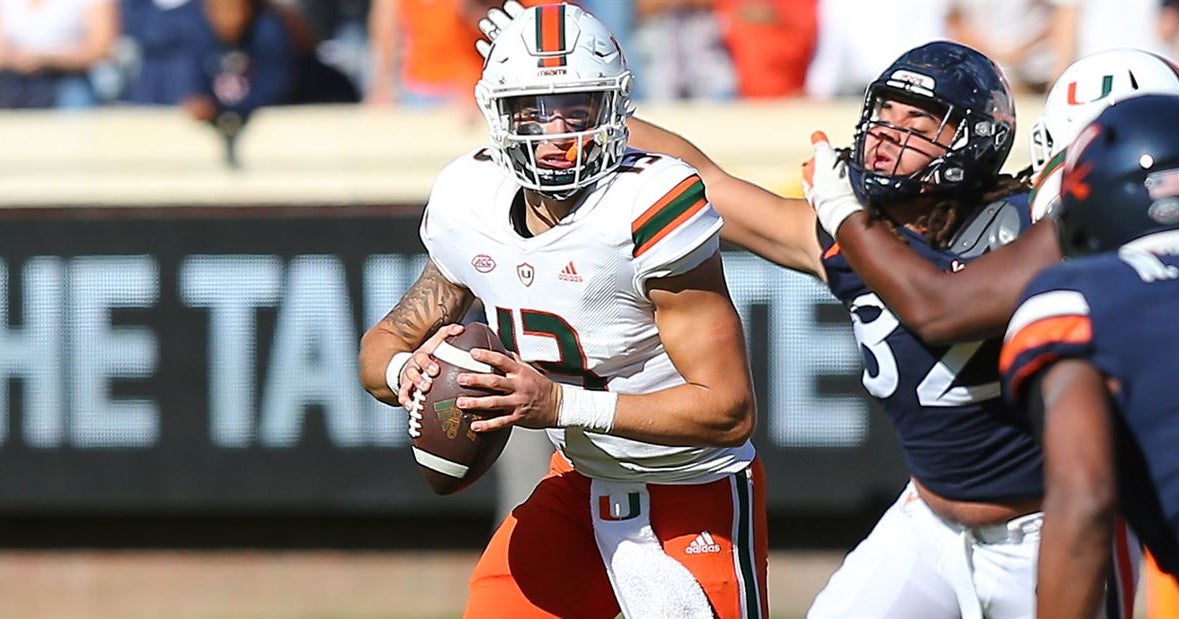 Jake Garcia lifts Hurricanes to 14-12 win in 4 OT at Virginia