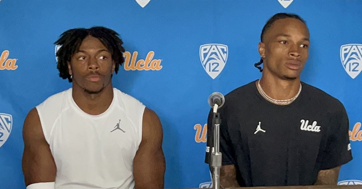UCLA's Dorian Thompson-Robinson, Stephen Blaylock Talk After Loss to Oregon