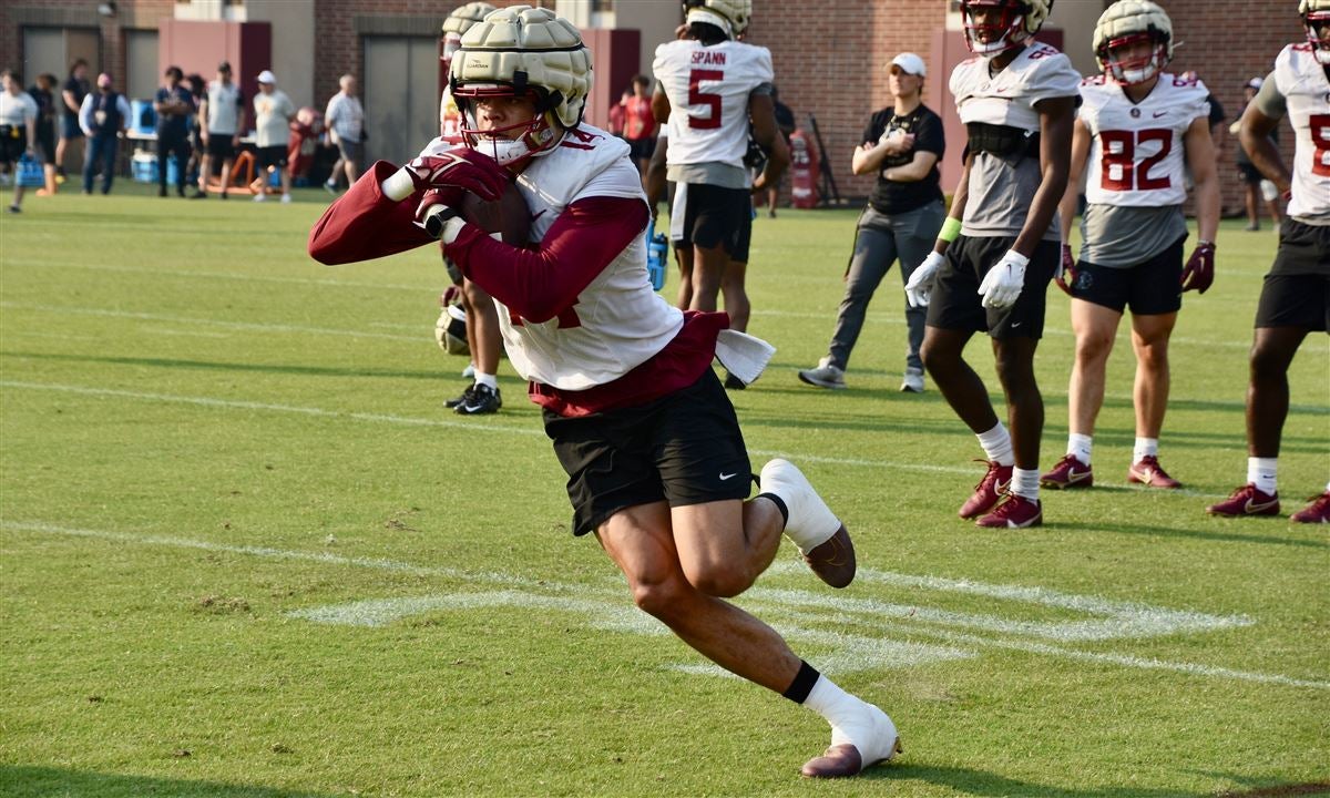 FSU Football Spring Practice | Fabien Lovett, Johnny Wilson, Tatum ...