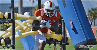 Standish Dobard, Miami, Strong-Side Defensive End