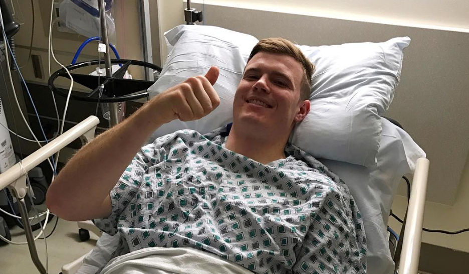 Drew Barker on the 'road to recovery'