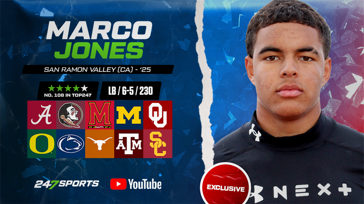 Top247 edge Marco Jones breaks down his top ten schools