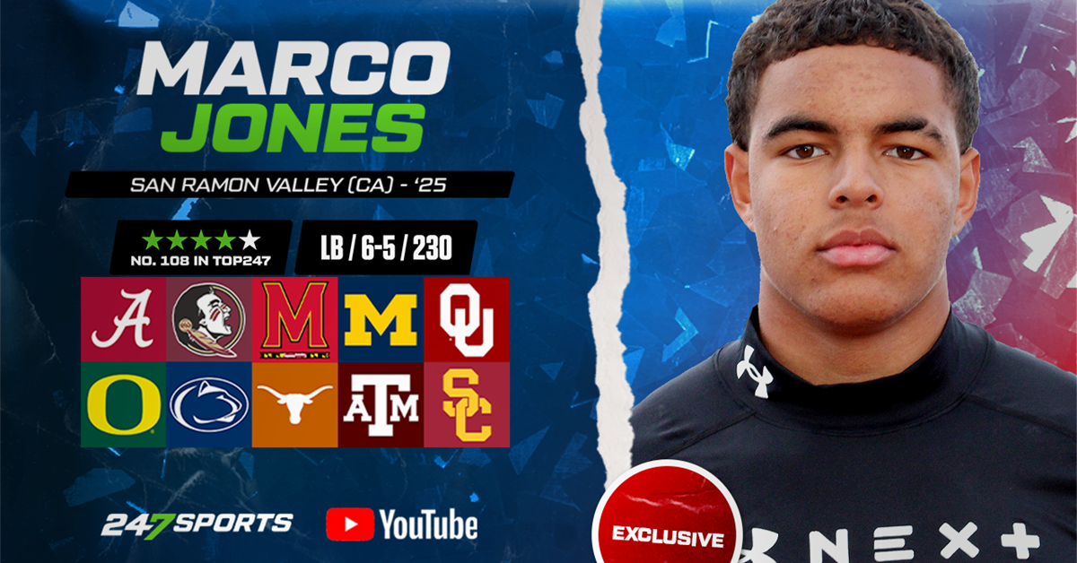 Top247 edge Marco Jones breaks down his top ten schools
