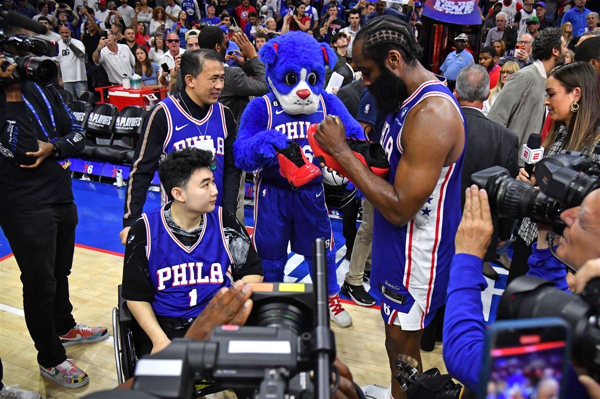 LOOK: 76ers star James Harden fulfills promise to Michigan State ...