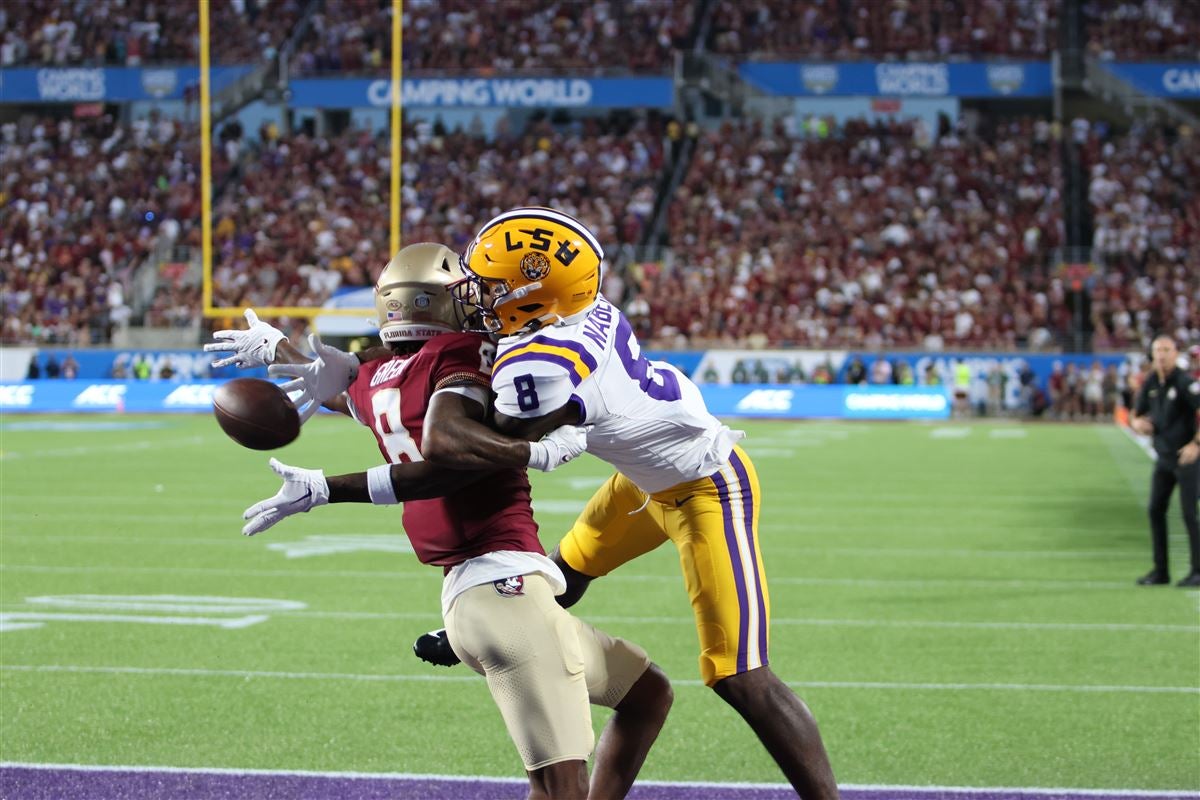 Renardo Green talks victory over No. 5 LSU, his interception to open ...