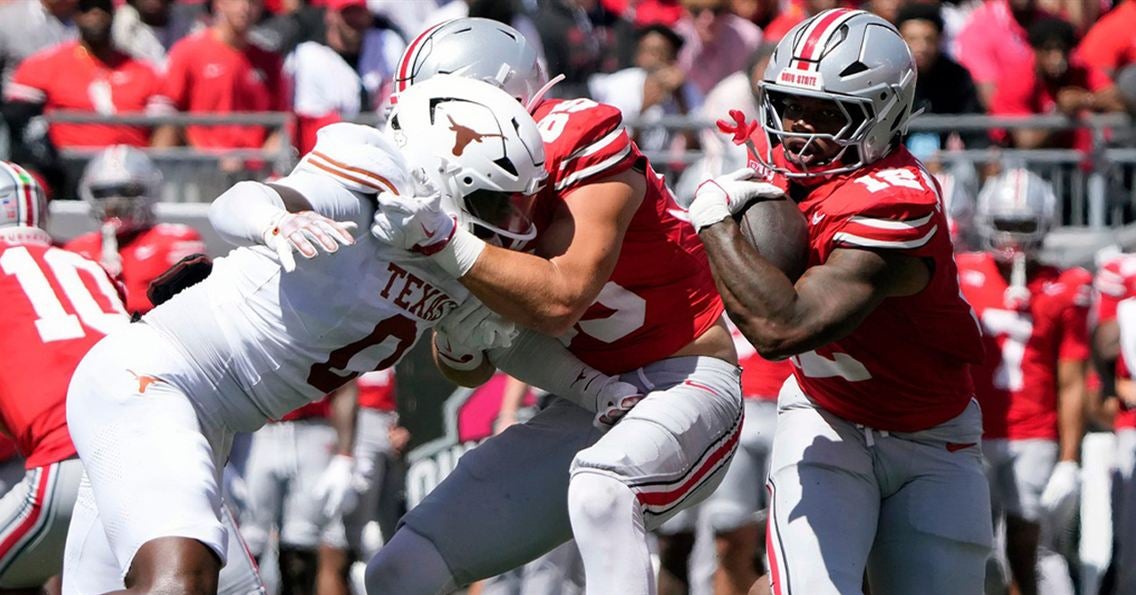 Quick Takes: No. 3 Ohio State grinds out 14-7 win over No. 1 Texas in ...