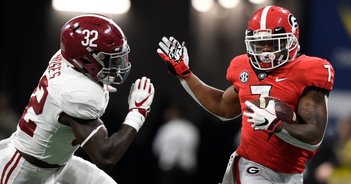 Media reacts: Georgia leads Alabama after half of SEC title game
