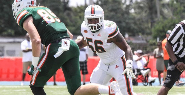 Miami’s linebacker unit ranks as one of the best in the country