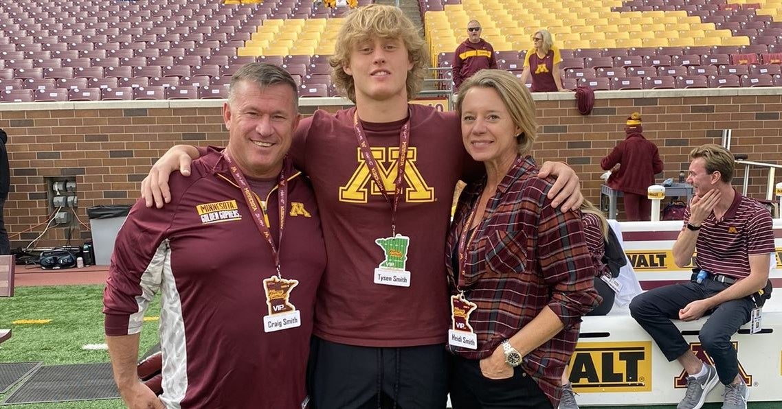 Gophers host 2024 offered EDGE Tysen Smith for a game day visit
