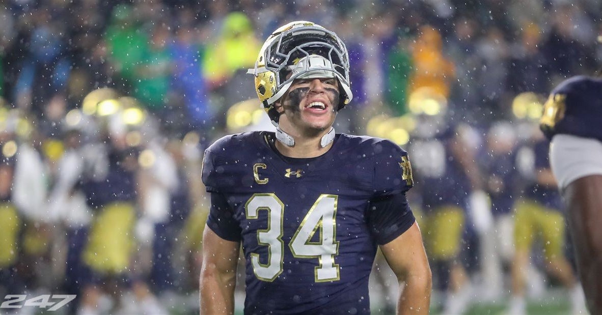 Notre Dame’s Drayk Bowen to Miss Spring Following Offseason Hip Surgery
