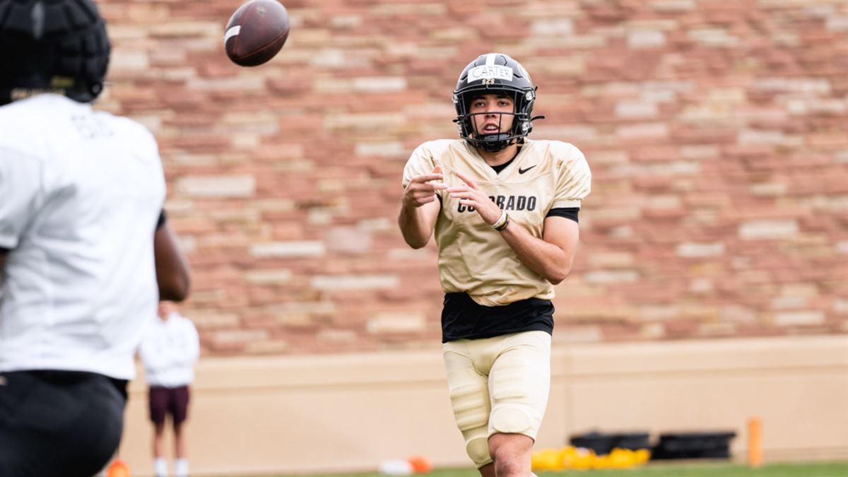 Everything Colorado quarterback Drew Carter told the media Saturday