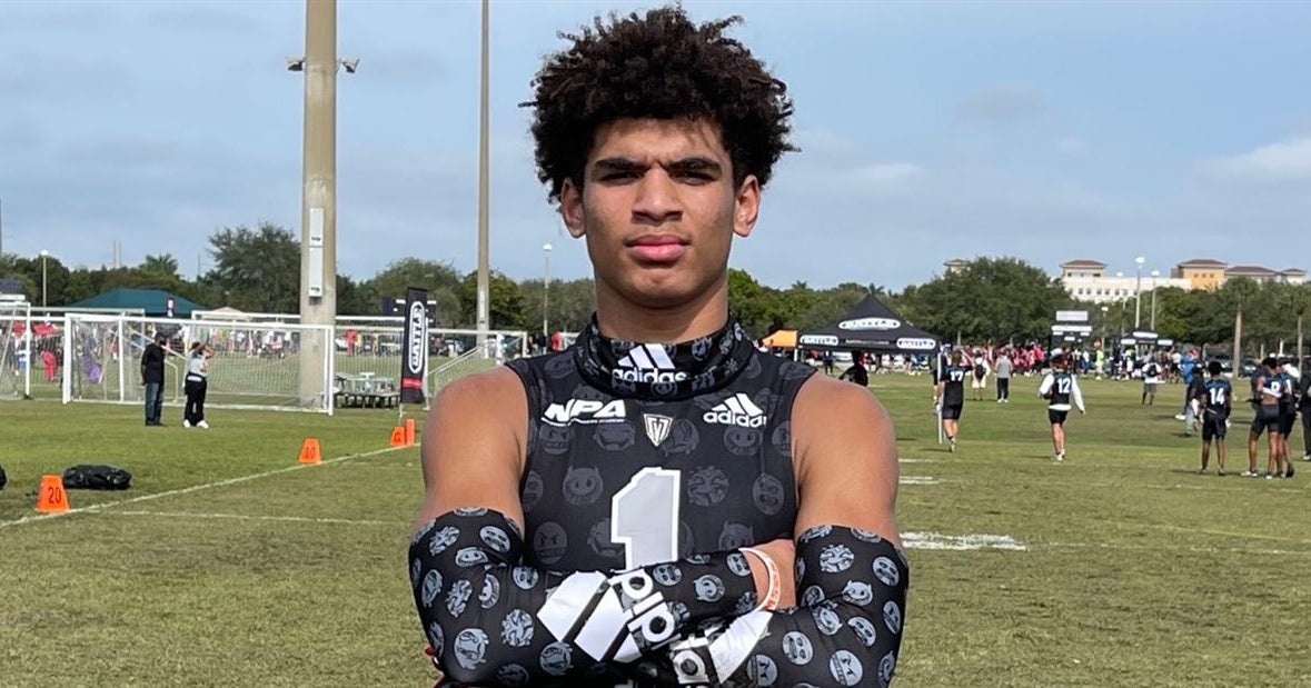 The recruiting process is picking up for 2024 DB Kaleb Beasley