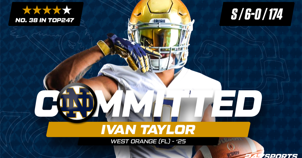 BREAKING: Top DB Target Ivan Taylor Commits to Notre Dame