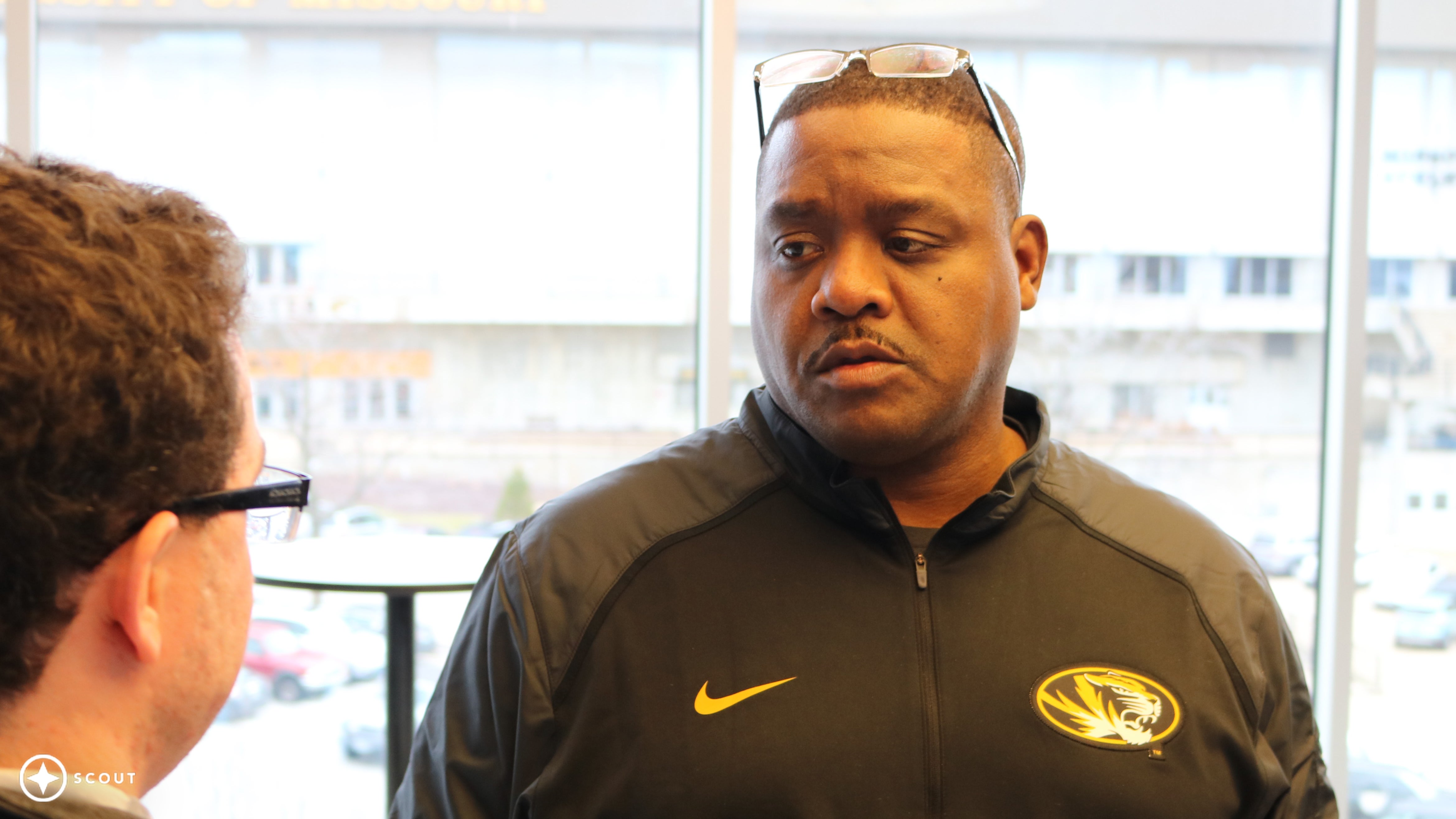 Video: Missouri DL Coach Brick Haley