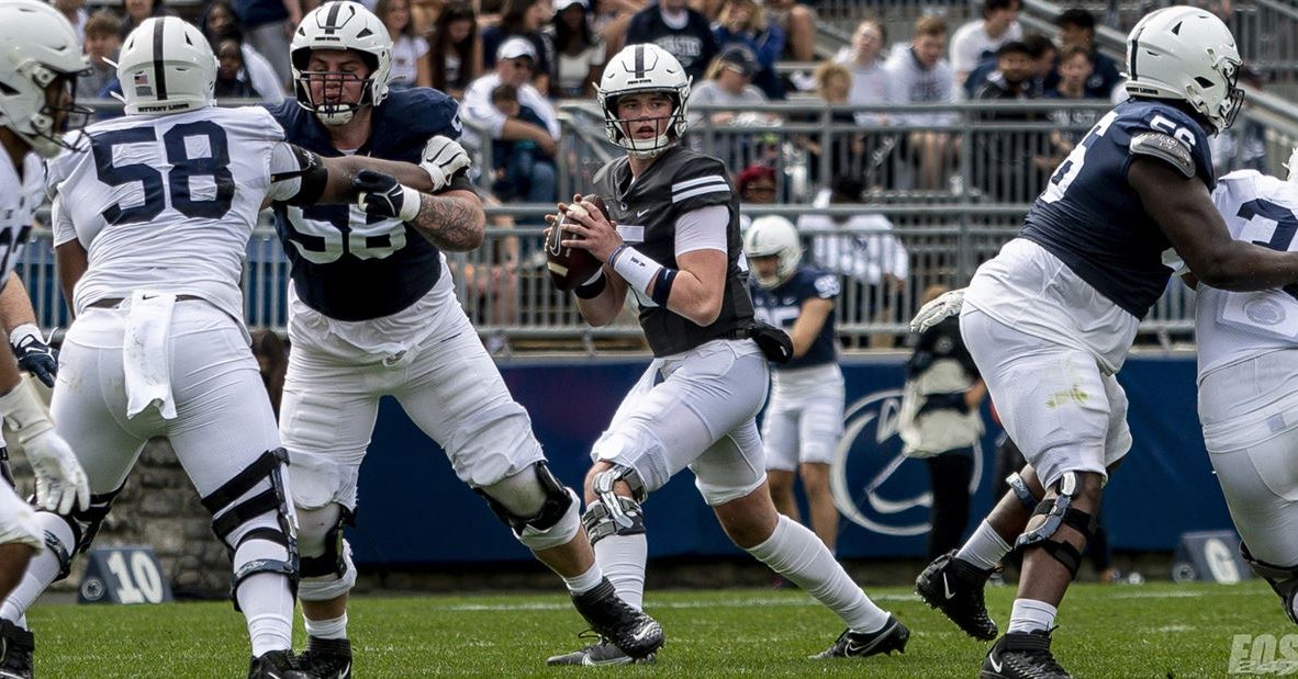 After taking strides in spring, Penn State quarterback Drew Allar looks ...