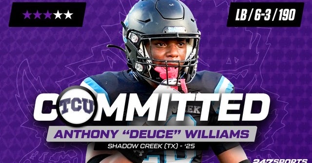 Anthony "Deuce" Williams says relationship with TCU coaching staff led ...