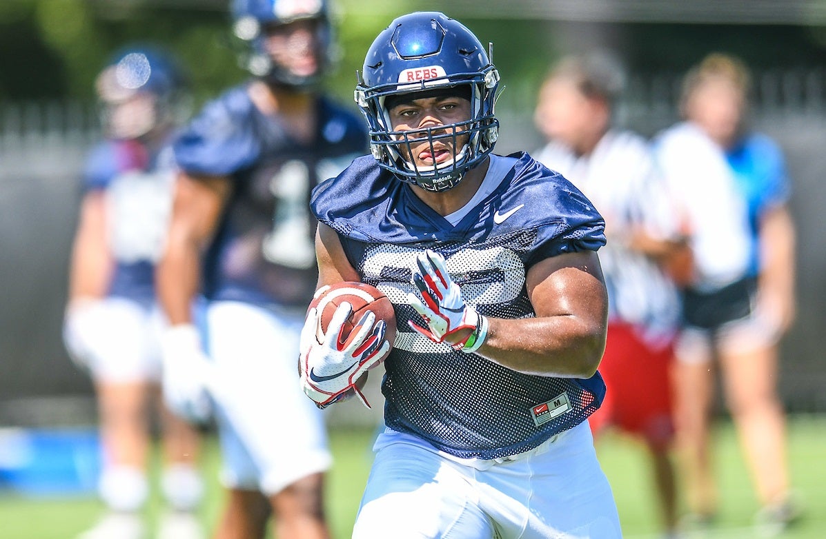 Running Backs Coach Derrick Nix Sees Progress In Rebel Backfield