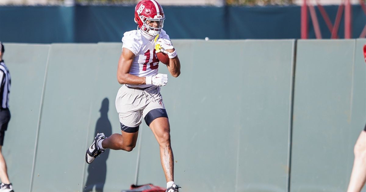 Why Alabama early enrollee Caleb Odom switched from tight end to wide ...