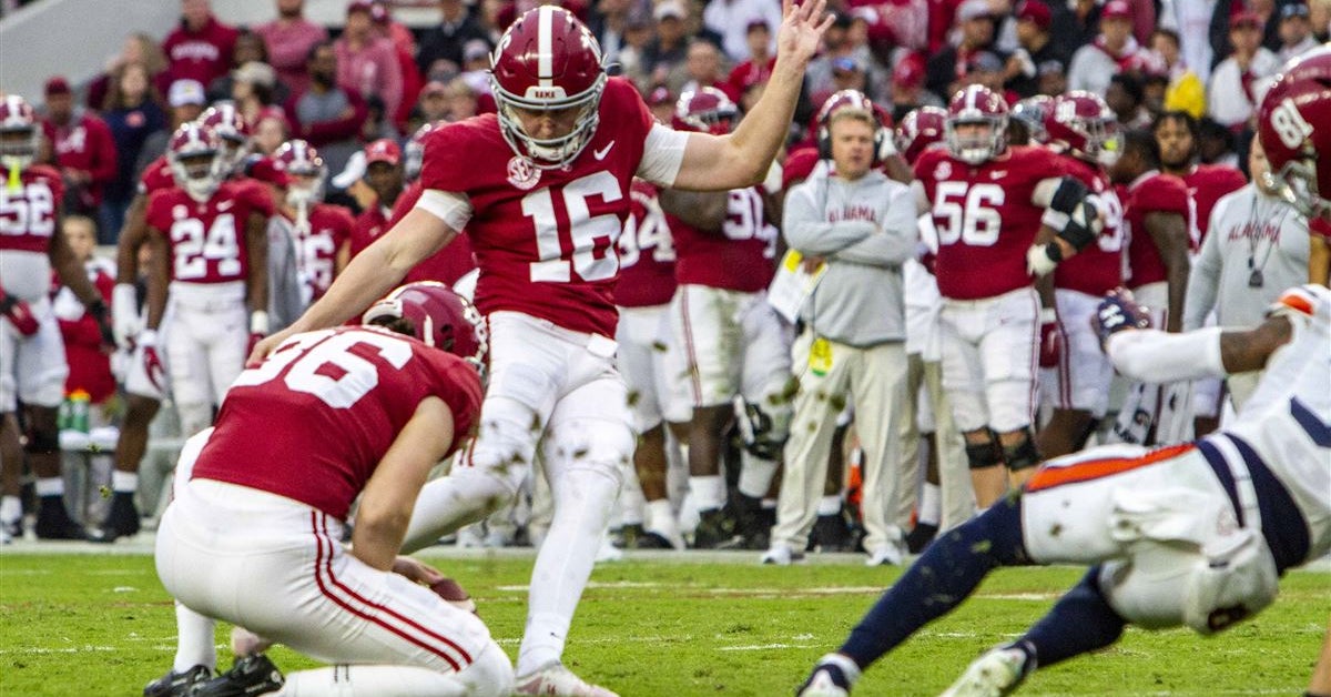 Alabama kicker Will Reichard accepts 2023 Senior Bowl invitation