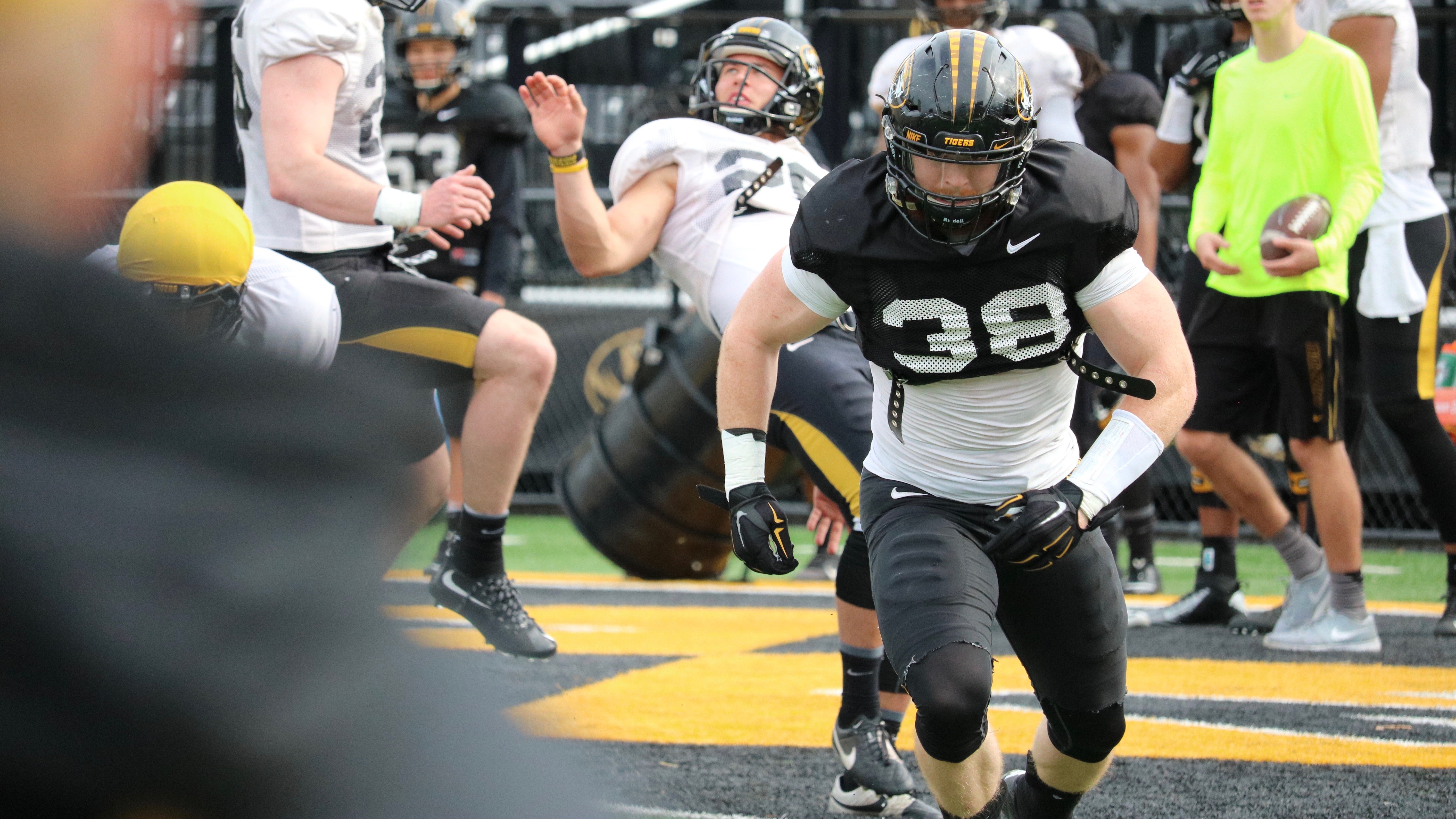Mizzou Football Spring Practice Photo Gallery