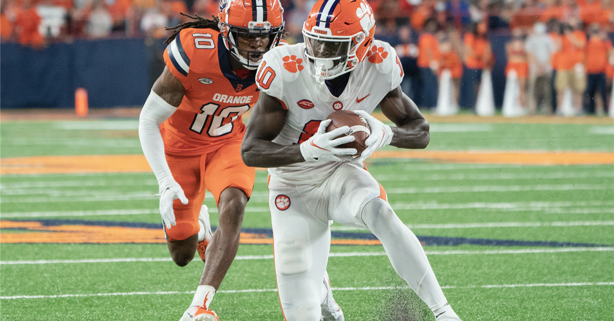 Clemson WR Joseph Ngata out for Pittsburgh for COVID-19 protocol