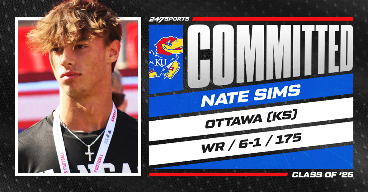 In-state wide receiver Nate Sims commits to Kansas