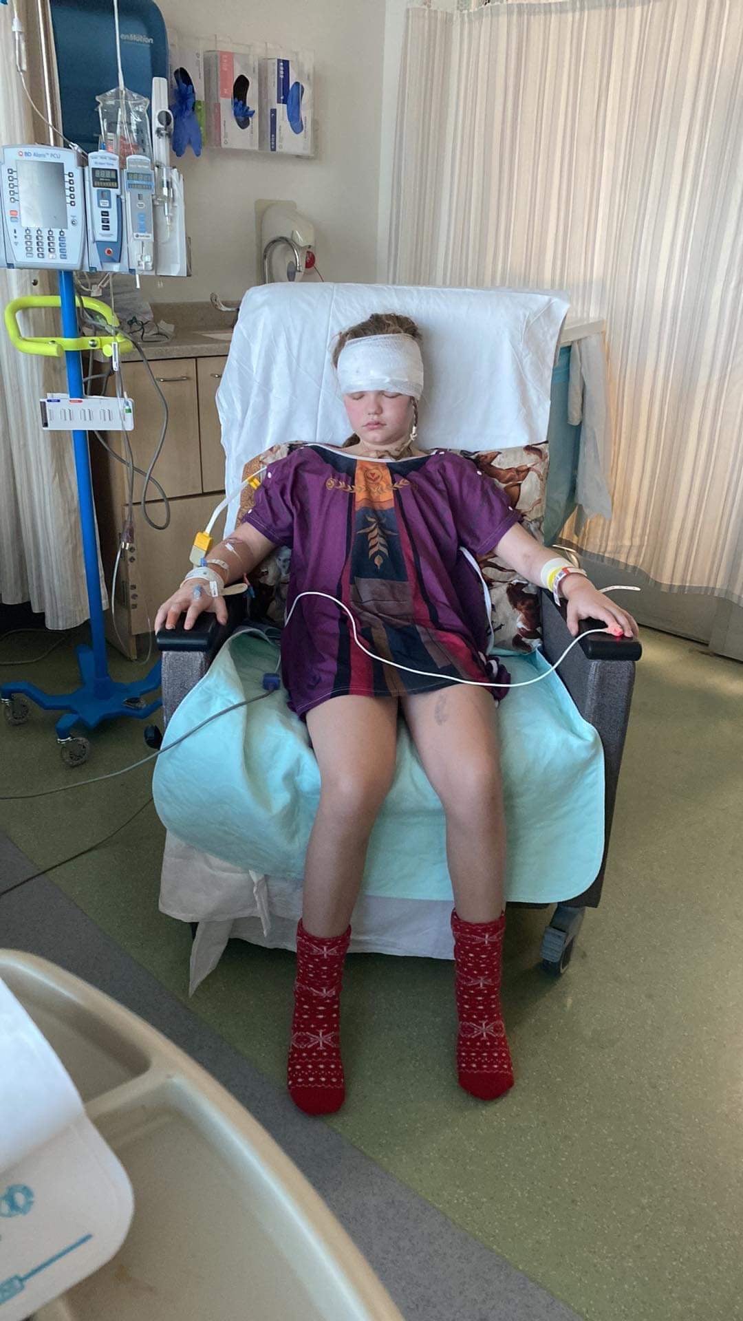 My 9 yo just had a tumor removed from her brain.