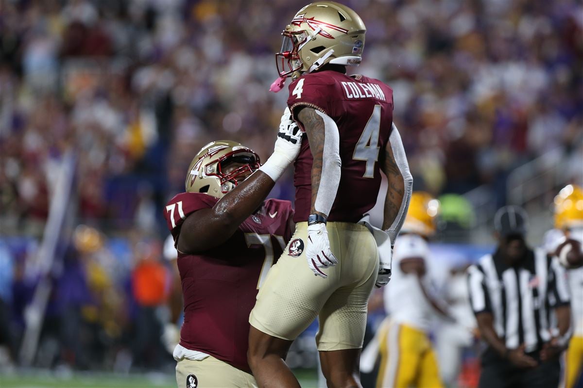 FSU Football | Keon Coleman becomes first Florida State WR since 2017 ...
