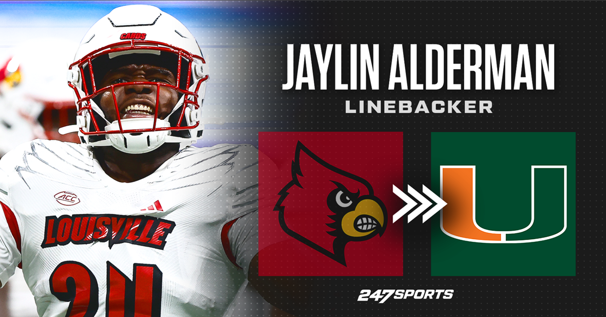 Louisville transfer LB Jaylin Alderman commits to Miami