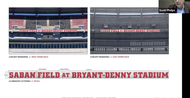 Alabama approves naming field after Nick Saban in Bryant-Denny Stadium