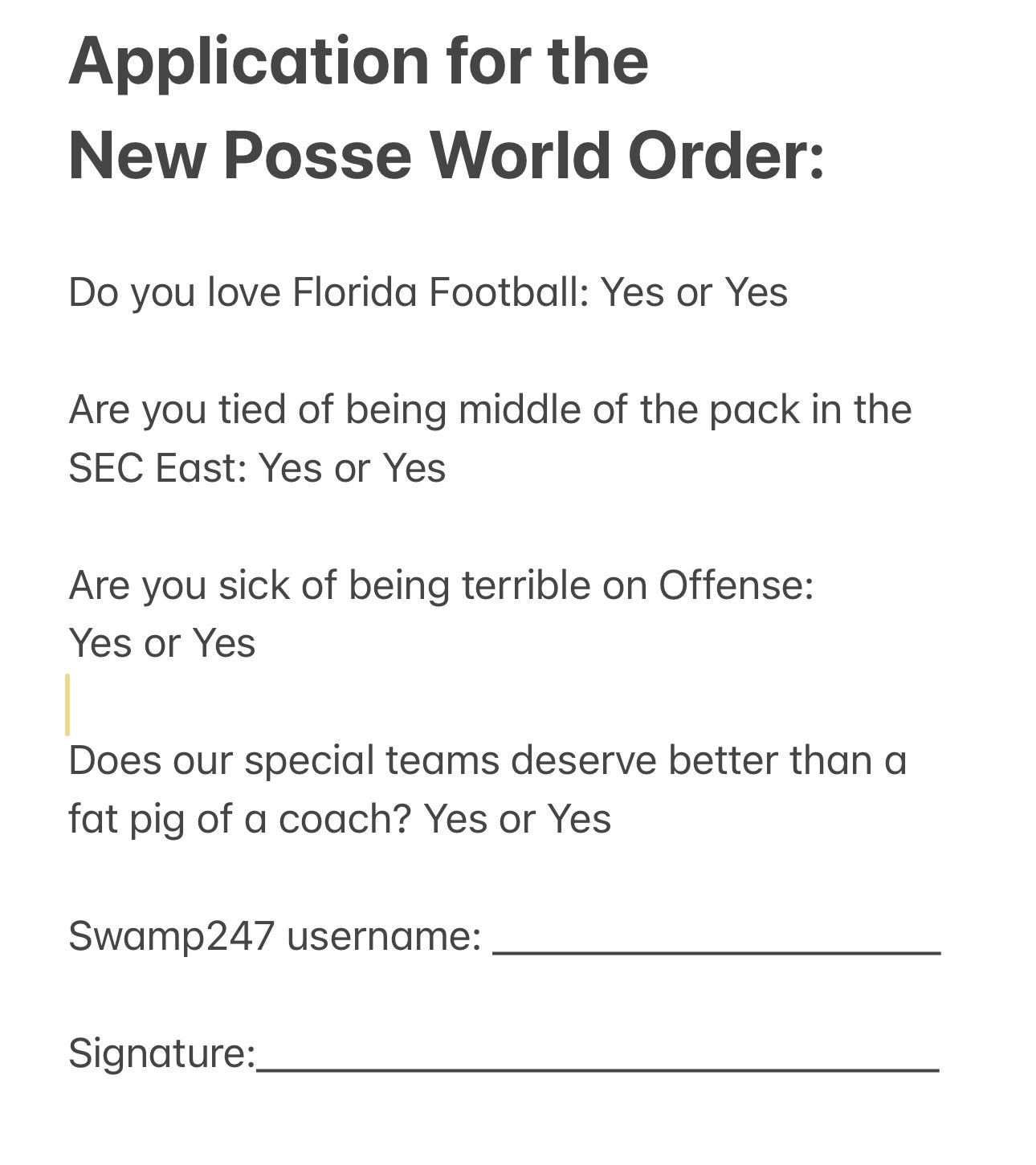 A new Posse forms now.