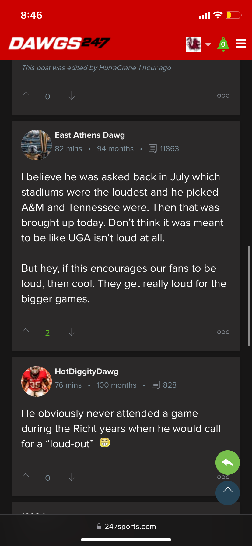 I was on Georgia 247 and they are saying