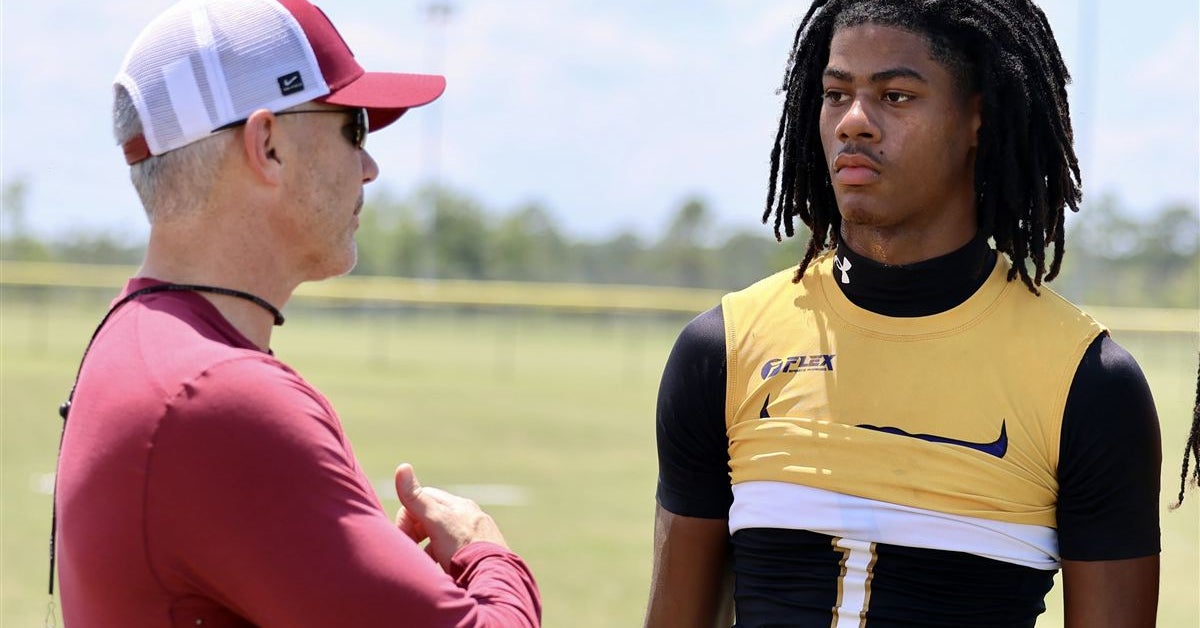 Former FSU commitment Mekhi Williams was back at FSU on Wednesday and ...