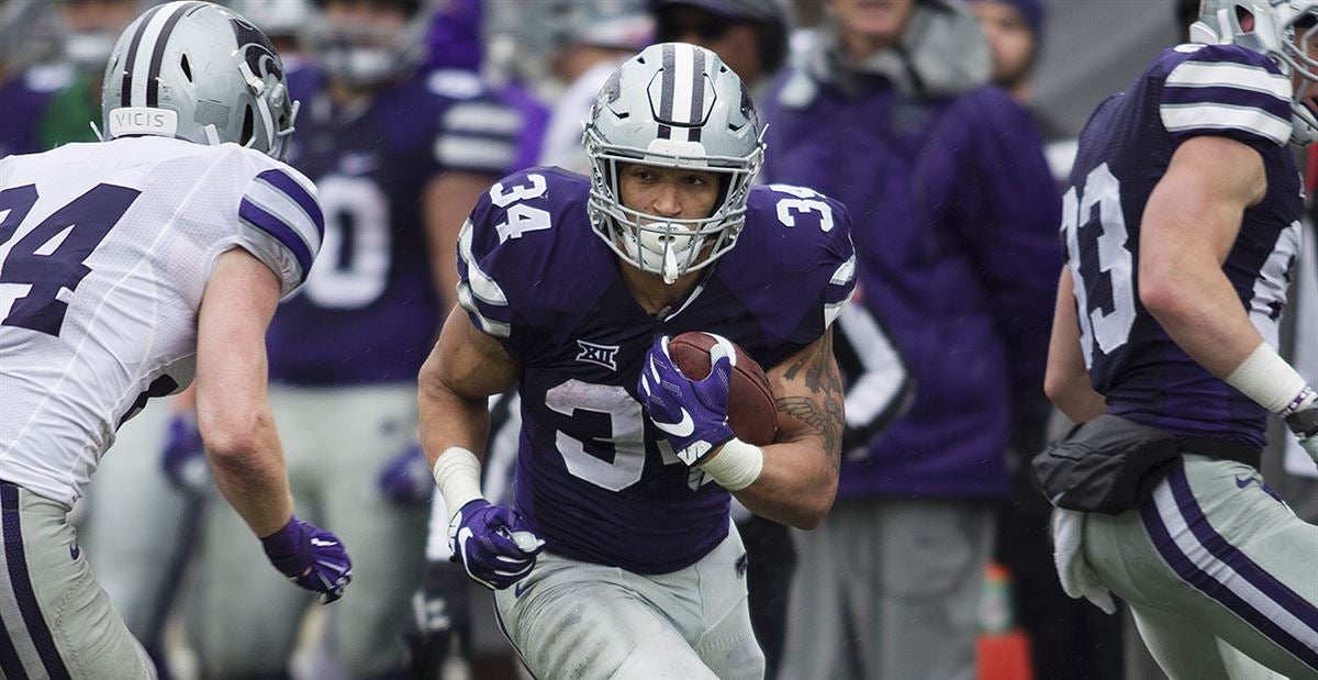 SPRING GAME: Barnes rolls for Purple