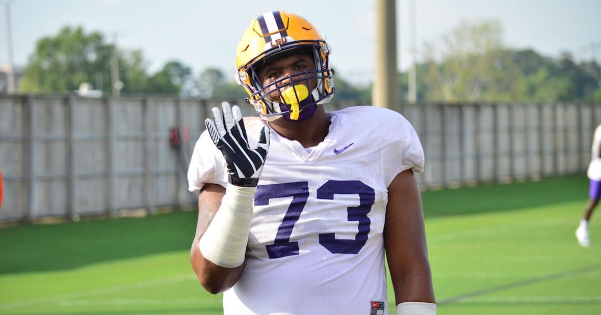 Magee, Charles starting at offensive tackle for LSU