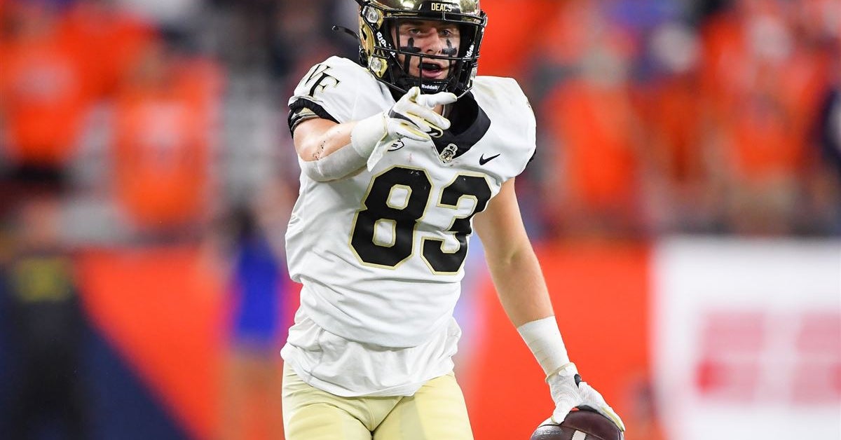 WATCH: Wake Forest wide receiver Taylor Morin pre-Duke press conference