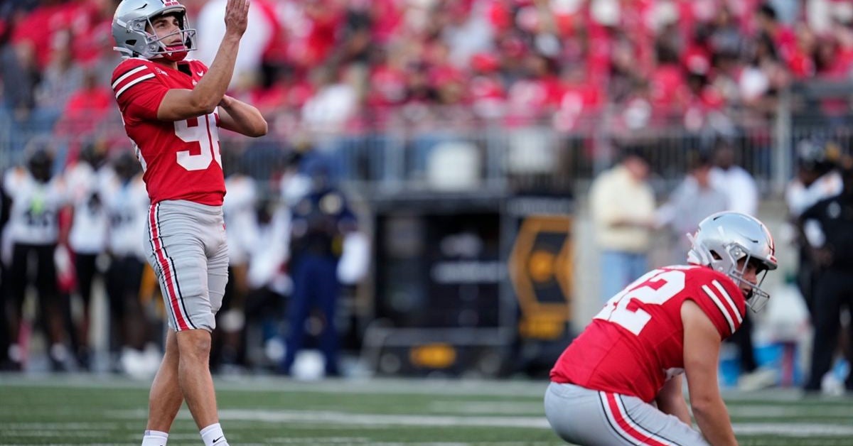 Ohio State kicker Jackson Courville enters transfer portal