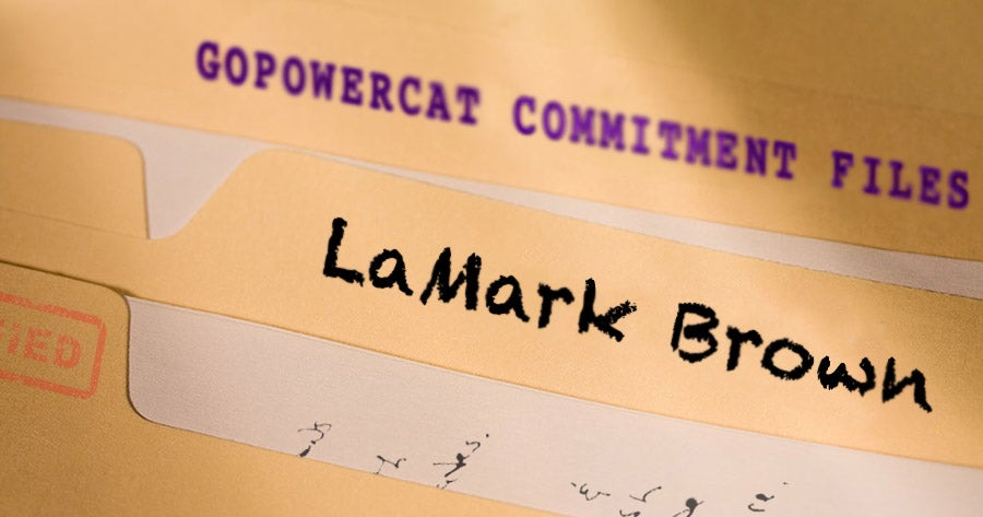 COMMITMENT FILES: LaMark Brown