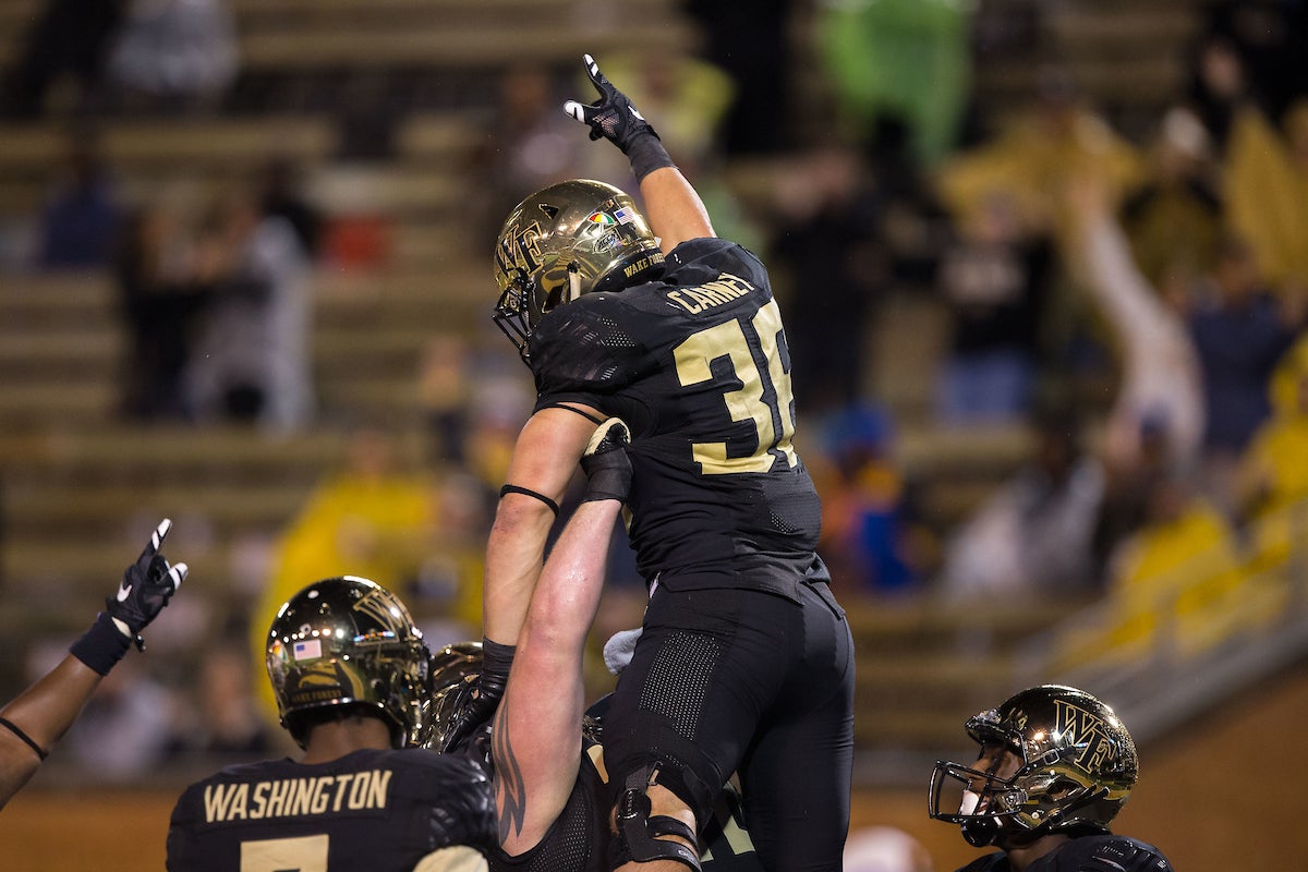 Wake senior RB Cade Carney talks UNC in ACC Kickoff Q&A Part 4