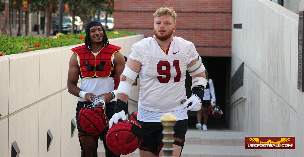 USC DL transfer Gavin Meyer settling in with new defense, new environment