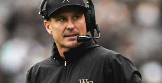 Wake Forest Football coach Jake Dickert previews Family Weekend contest ...