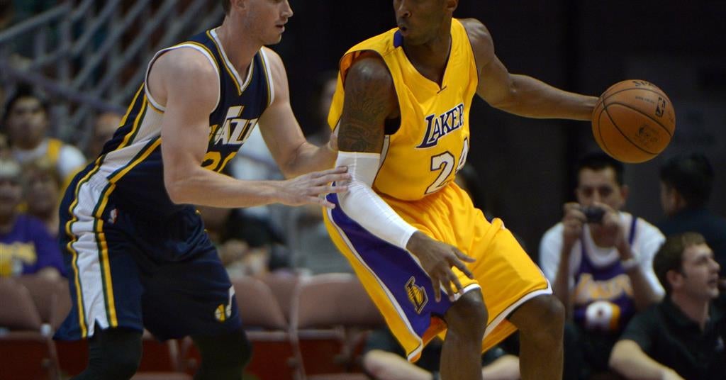 Kobe Bryant has a big game against the Utah Jazz