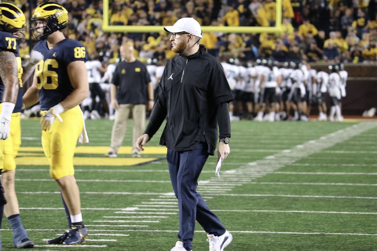 Jay Harbaugh previews head-coaching role in spring game, discusses ...