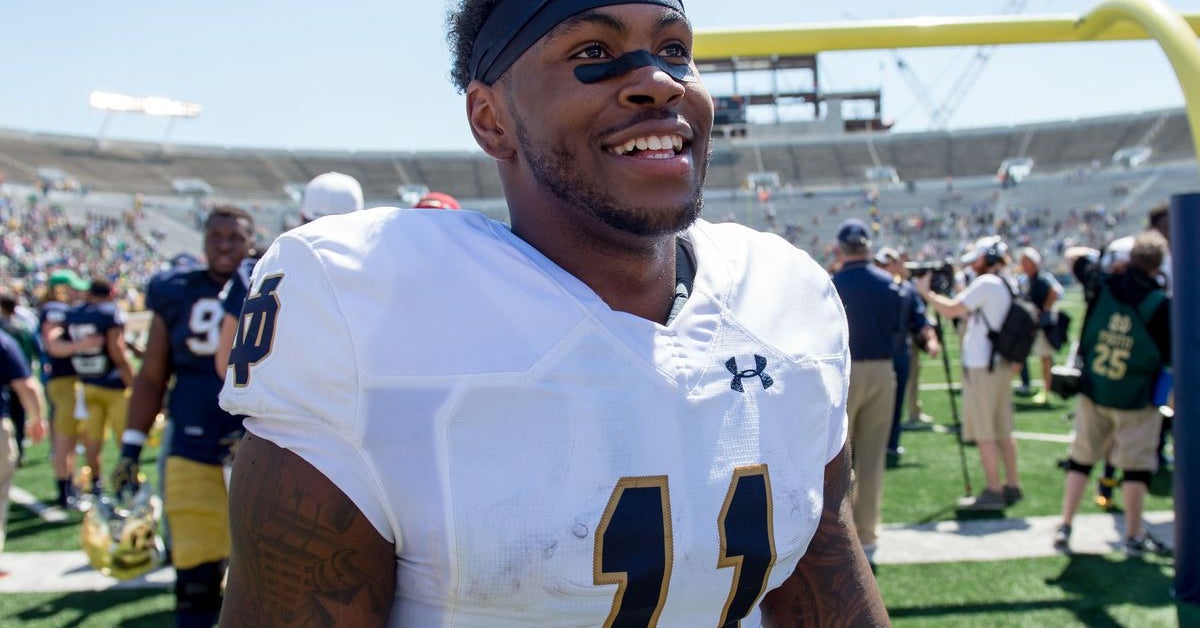 Former Notre Dame WR/RB Justin Brent transferring to Nevada