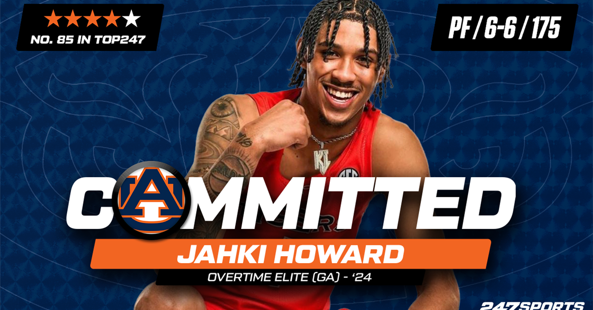 High-flying forward Jahki Howard commits to Auburn