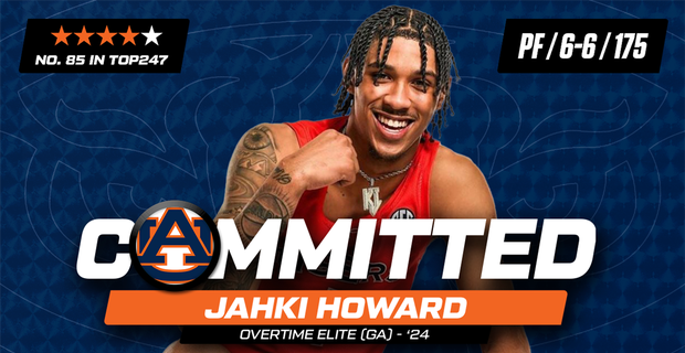 High-flying forward Jahki Howard commits to Auburn