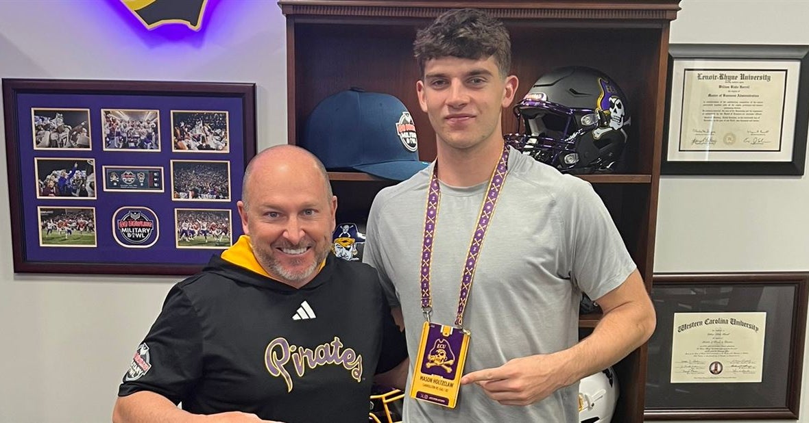 2026 QB Mason Holtzclaw continues busy spring with strong visit to East ...