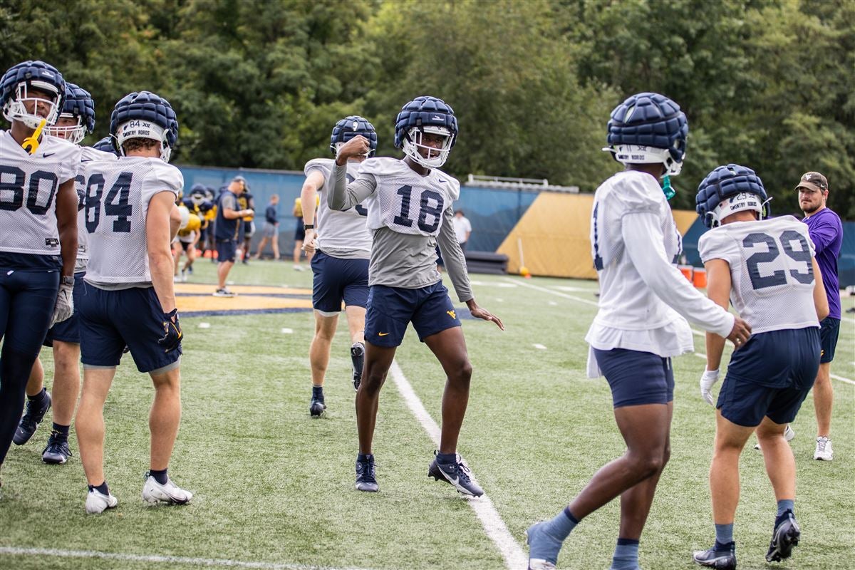 Photos from WVU's fourth open practice of fall camp