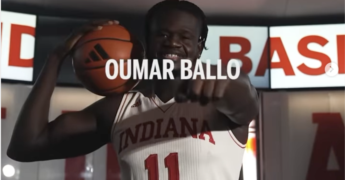 WATCH: Oumar Ballo's commitment video after announcing transfer to Indiana